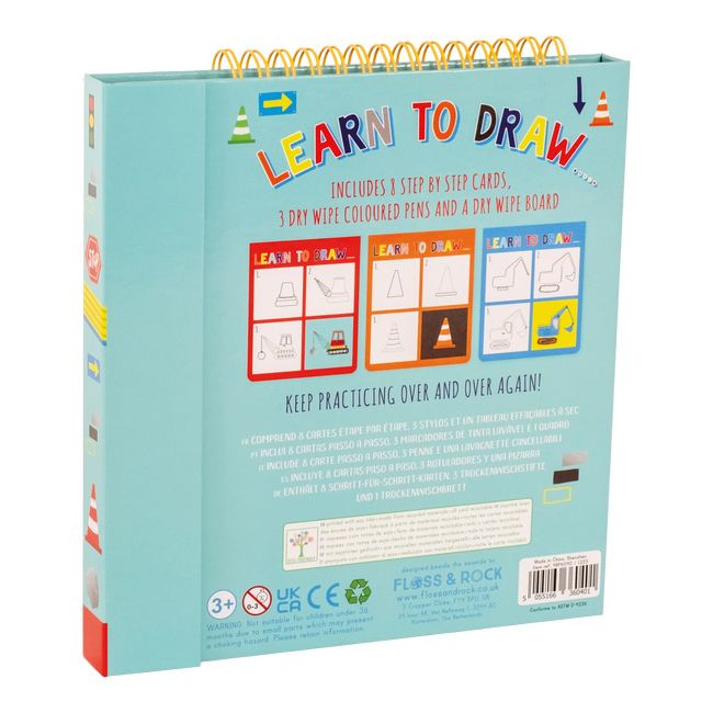 Na Budowie Zestaw do Nauki Rysowania dla Dzieci » Ładne Rzeczy